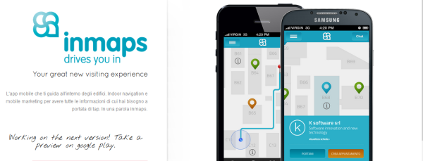 Navigazione indoor con l'App inmaps - PMI.it