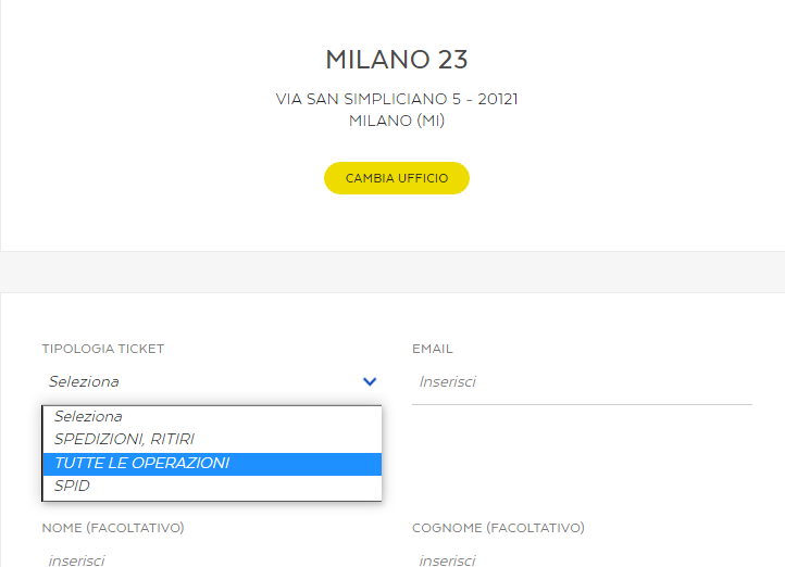 Guida alla prenotazione ticket Poste (appuntamento senza fila)
