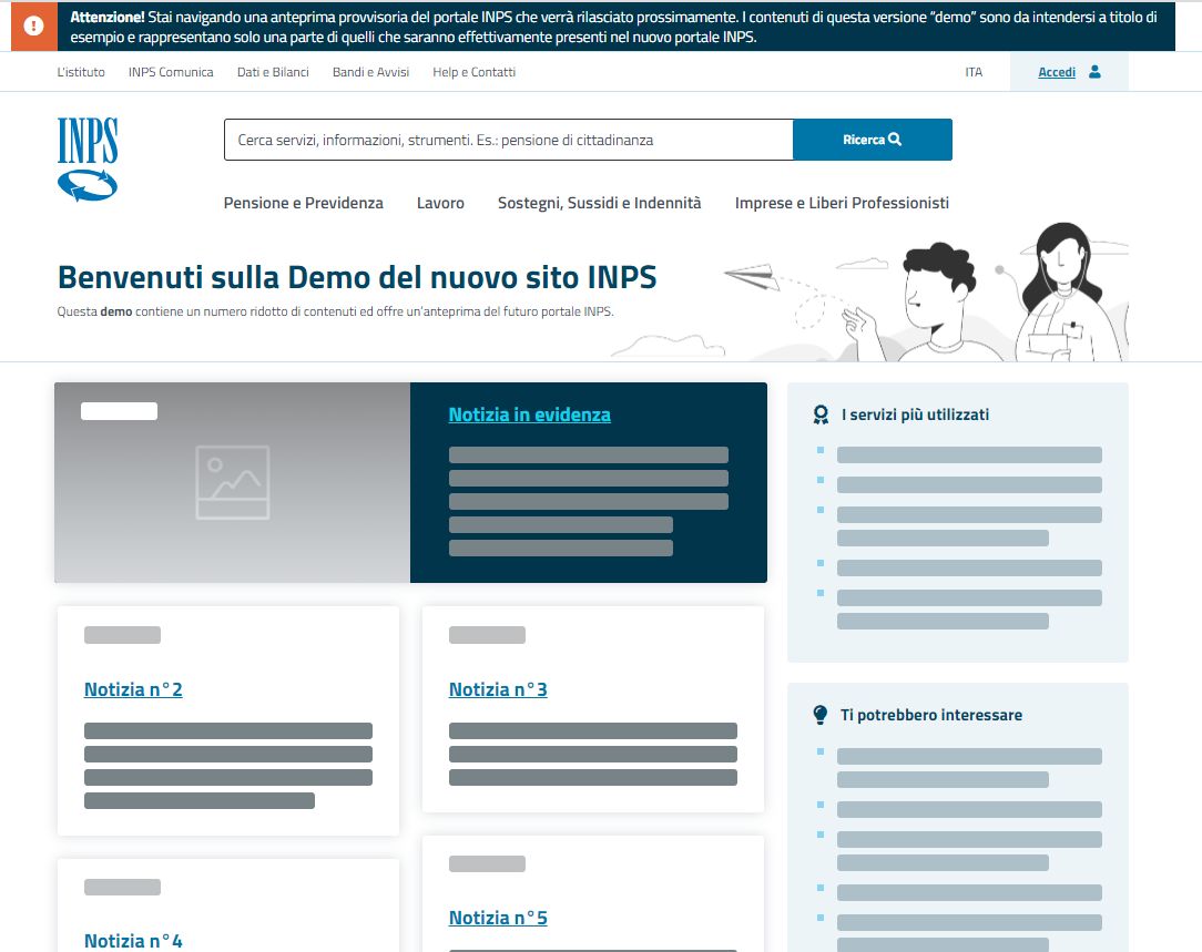 Il sito INPS si rinnova: online la Demo del nuovo Portale web - PMI.it